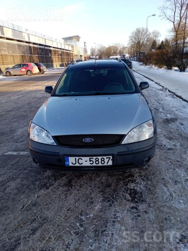 Blue Ford Mondeo 2003 in Riga, with an engine capacity of 2.00 L and mileage of 387 thousand km for 1000 €, photo 7 on AUTOMOTO.COM.LV