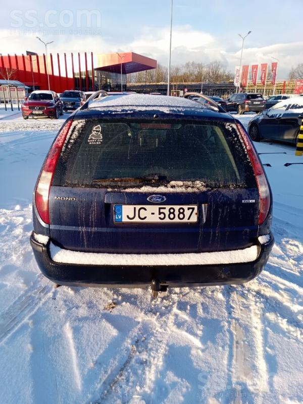 Blue Ford Mondeo 2003 in Riga, with an engine capacity of 2.00 L and mileage of 387 thousand km for 1000 €, photo 5 on AUTOMOTO.COM.LV