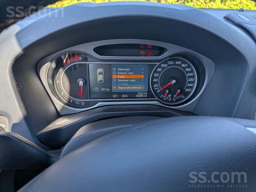 Zils Ford Mondeo 2009 Rīga, ar dzinēja tilpumu 2.00 L un nobraukumu 283 tūkst. km par 2800 €, foto 8 vietnē AUTOMOTO.COM.LV