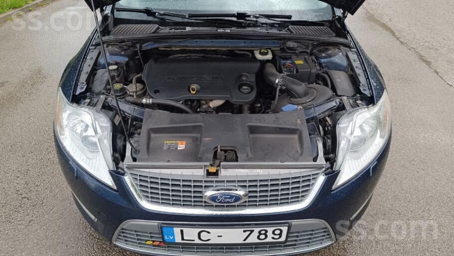Zils Ford Mondeo 2009 Rīga, ar dzinēja tilpumu 2.20 L un nobraukumu 273 tūkst. km par 3400 €, foto 10 vietnē AUTOMOTO.COM.LV