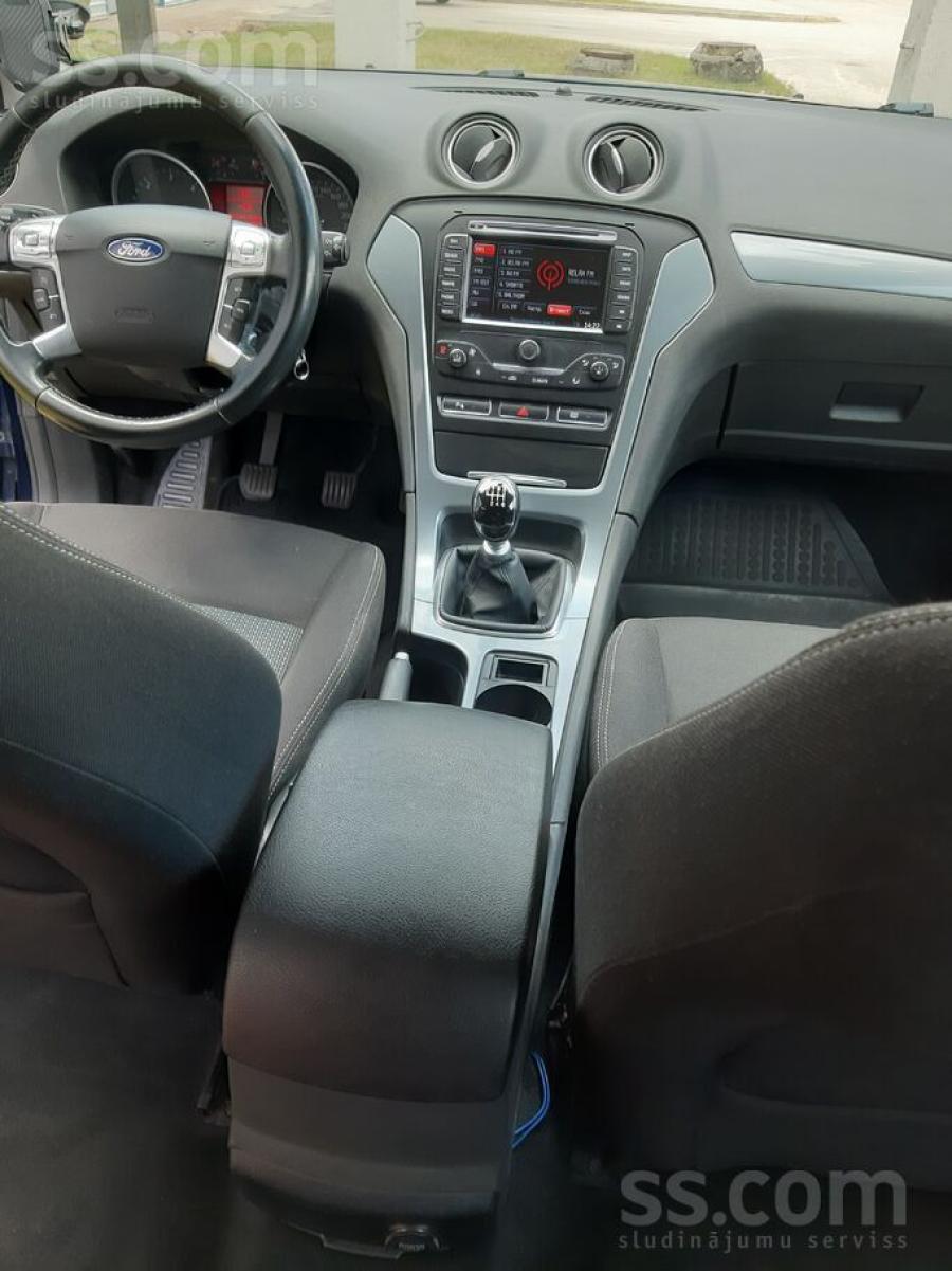 Blue Ford Mondeo 2011 in Riga, with an engine capacity of 2.00 L and mileage of 256 thousand km for 3500 €, photo 11 on AUTOMOTO.COM.LV