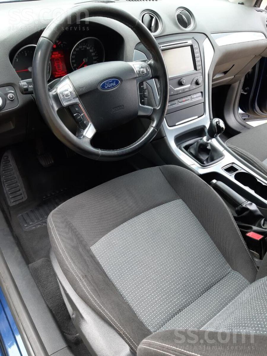 Blue Ford Mondeo 2011 in Riga, with an engine capacity of 2.00 L and mileage of 256 thousand km for 3500 €, photo 16 on AUTOMOTO.COM.LV