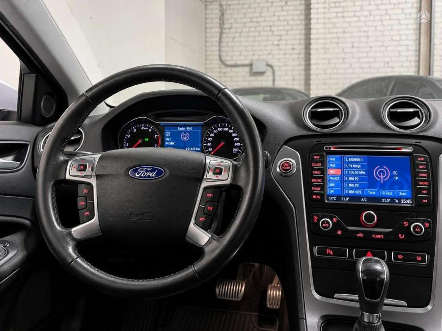 Zils Ford Mondeo 2011 Klaipėda, ar dzinēja tilpumu 2.18 L un nobraukumu 189 tūkst. km par 3888 €, foto 24 vietnē AUTOMOTO.COM.LV