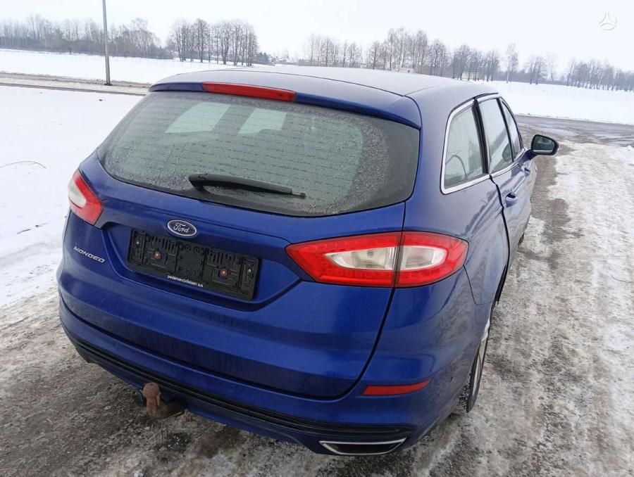 Zils Ford Mondeo 2015 Marijampole, ar dzinēja tilpumu 2.00 L un nobraukumu 406 tūkst. km par 4000 €, foto 11 vietnē AUTOMOTO.COM.LV