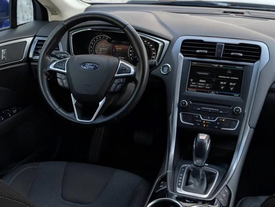 Zils Ford Mondeo 2015 Jūrmala, ar dzinēja tilpumu 1.50 L un nobraukumu 237 tūkst. km par 8650 €, foto 20 vietnē AUTOMOTO.COM.LV