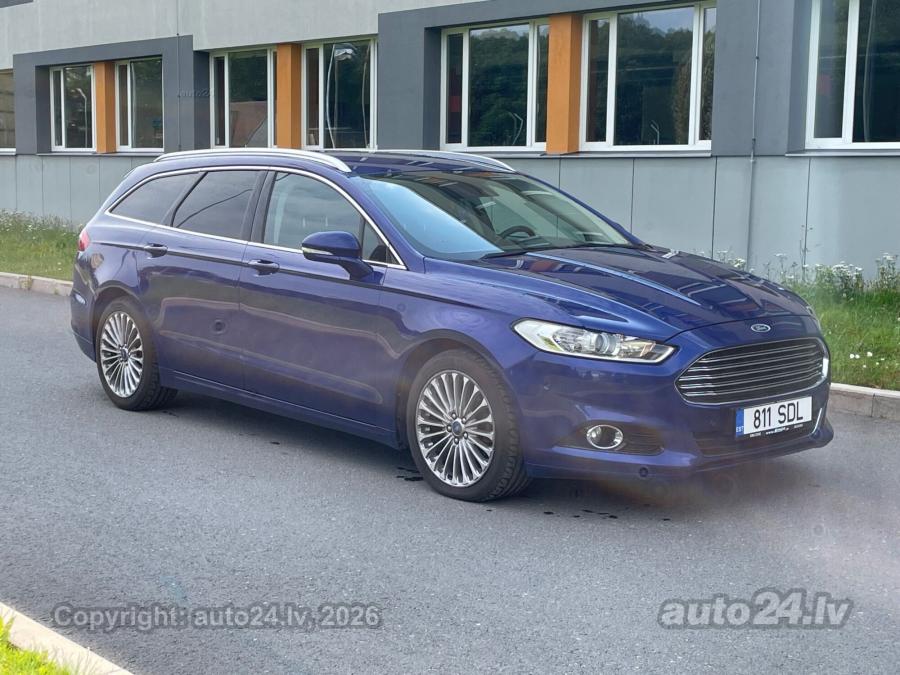 Blue Ford Mondeo 2015 in Tartu, with an engine capacity of 2.00 L and mileage of 240 thousand km for 8900 €, photo 5 on AUTOMOTO.COM.LV