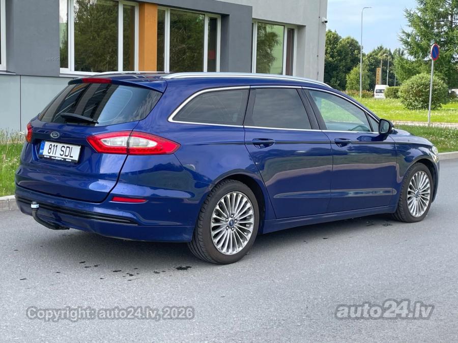 Blue Ford Mondeo 2015 in Tartu, with an engine capacity of 2.00 L and mileage of 240 thousand km for 8900 €, photo 6 on AUTOMOTO.COM.LV