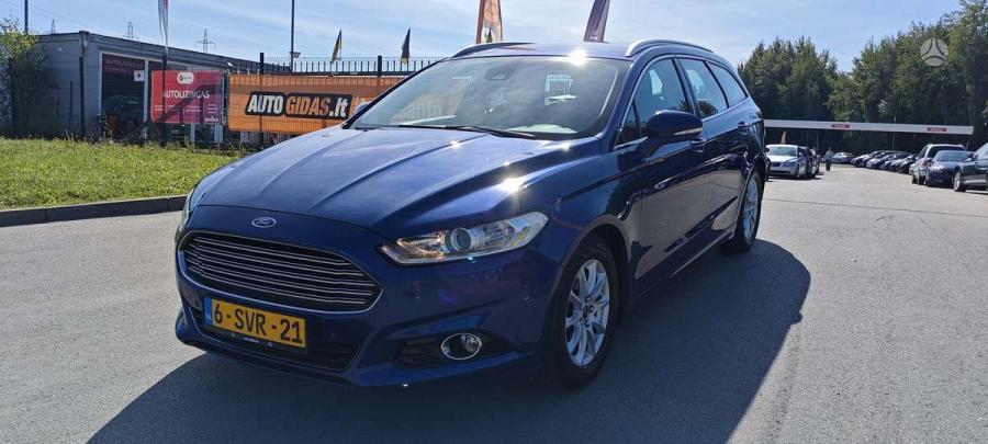 Blue Ford Mondeo 2015 in Kaunas, with an engine capacity of 1.56 L and mileage of 196 thousand km for 6350 €, photo 3 on AUTOMOTO.COM.LV