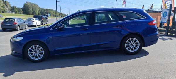Blue Ford Mondeo 2015 in Kaunas, with an engine capacity of 1.56 L and mileage of 196 thousand km for 6350 €, photo 4 on AUTOMOTO.COM.LV