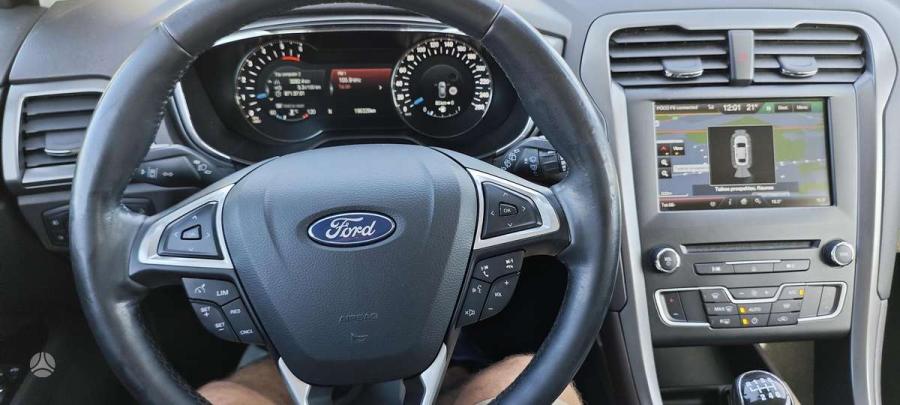 Blue Ford Mondeo 2015 in Kaunas, with an engine capacity of 1.56 L and mileage of 196 thousand km for 6350 €, photo 11 on AUTOMOTO.COM.LV