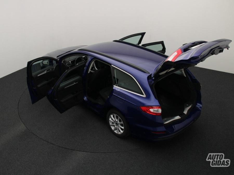 Blue Ford Mondeo 2017 in Vilnius, with an engine capacity of 1.50 L and mileage of 179 thousand km for 8699 €, photo 13 on AUTOMOTO.COM.LV