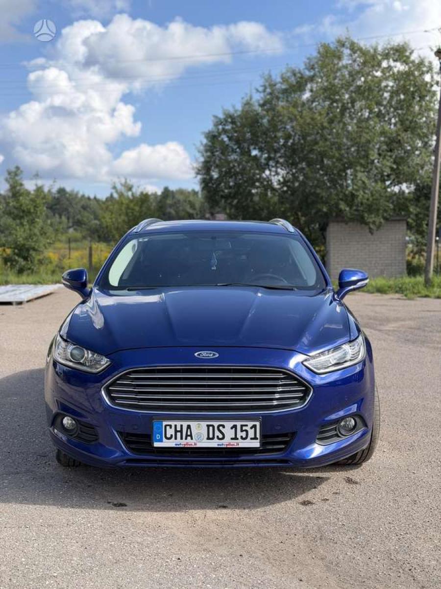 Blue Ford Mondeo 2017 in Vilnius, with an engine capacity of 2.00 L and mileage of 164 thousand km for 7999 €, photo 6 on AUTOMOTO.COM.LV
