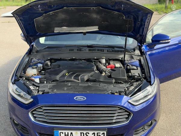 Blue Ford Mondeo 2017 in Vilnius, with an engine capacity of 2.00 L and mileage of 164 thousand km for 7999 €, photo 8 on AUTOMOTO.COM.LV