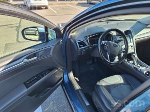Blue Ford Mondeo 2018 in Riga, with an engine capacity of 2.00 L and mileage of 183 thousand km for 8000 €, photo 17 on AUTOMOTO.COM.LV
