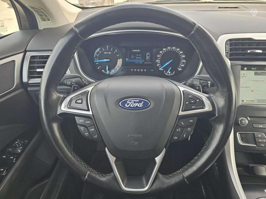 Zils Ford Mondeo 2018 Tauragė, ar dzinēja tilpumu 2.00 L un nobraukumu 243 tūkst. km par 7400 €, foto 13 vietnē AUTOMOTO.COM.LV