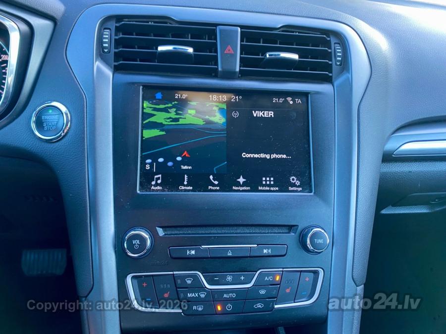 Zils Ford Mondeo 2018 Tallina, ar dzinēja tilpumu 2.00 L un nobraukumu 194 tūkst. km par 9999 €, foto 17 vietnē AUTOMOTO.COM.LV