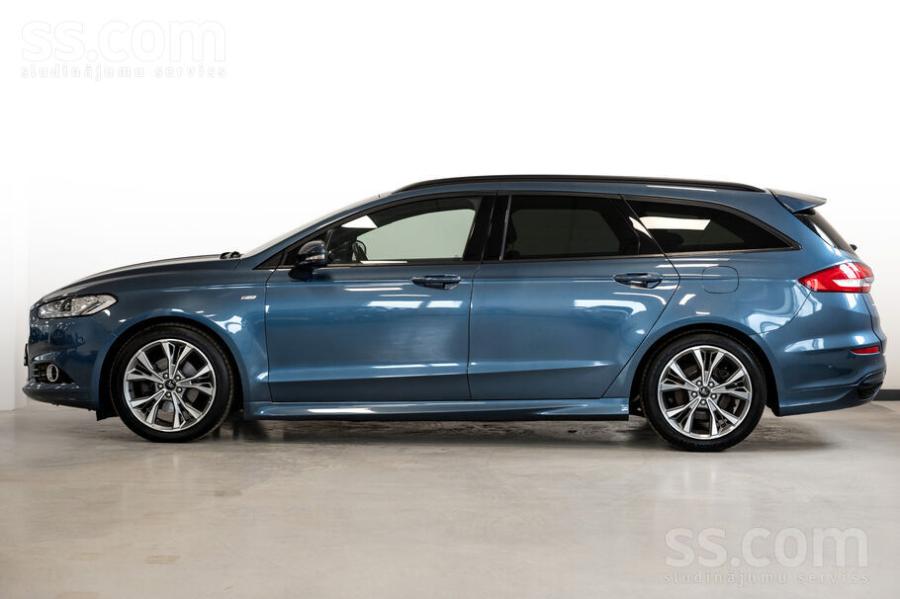 Blue Ford Mondeo 2019 in Riga, with an engine capacity of 1.50 L and mileage of 104 thousand km for 12990 €, photo 6 on AUTOMOTO.COM.LV