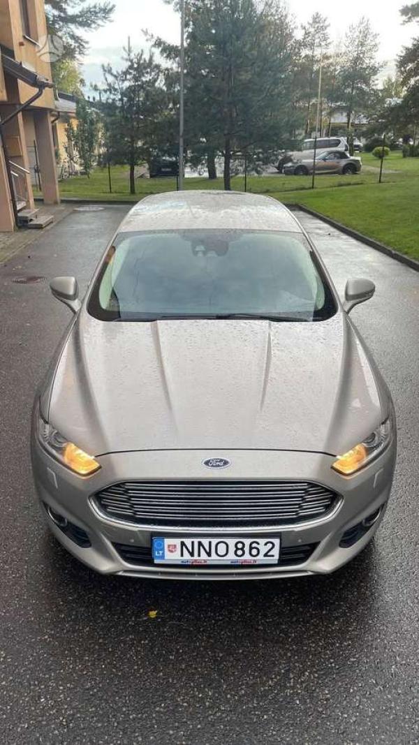 Ford Mondeo 2015 Viļņa vietnē Brūns Ford Mondeo 2015 Viļņa, ar dzinēja tilpumu 2.00 L un nobraukumu 262 tūkst. km par 6999 €, foto 3 vietnē AUTOMOTO.COM.LV