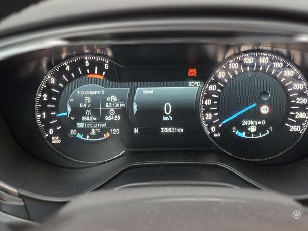 Brown Ford Mondeo 2016 in Kaunas, with an engine capacity of 2.00 L and mileage of 330 thousand km for 6100 €, photo 9 on AUTOMOTO.COM.LV