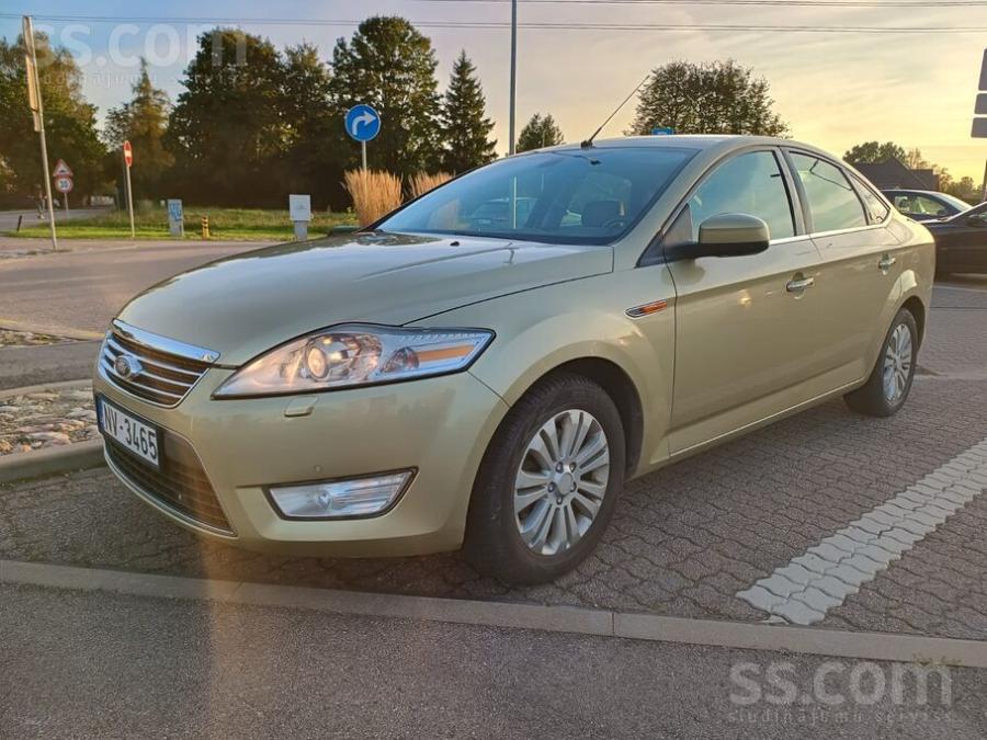 Green Ford Mondeo 2008 in Riga, with an engine capacity of 2.30 L and mileage of 322 thousand km for 1800 €, photo 1 on AUTOMOTO.COM.LV