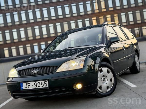 Green Ford Mondeo 2003 in Riga, with an engine capacity of 2.00 L and mileage of 238 thousand km for 1500 €, photo 1 on AUTOMOTO.COM.LV