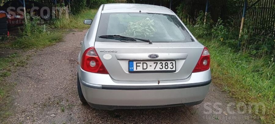 Pelēks Ford Mondeo 2004 Jūrmala, ar dzinēja tilpumu 2.00 L un nobraukumu 168 tūkst. km par 1600 €, foto 3 vietnē AUTOMOTO.COM.LV