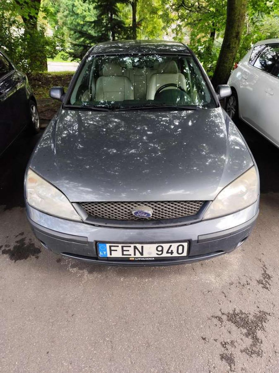 Grey Ford Mondeo 2002 in Vilnius, with an engine capacity of 2.00 L and mileage of 250 thousand km for 450 €, photo 6 on AUTOMOTO.COM.LV