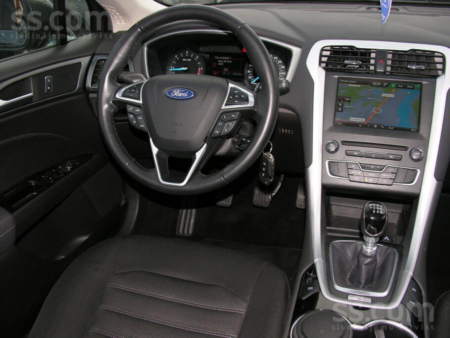 Grey Ford Mondeo 2015 in Riga, with an engine capacity of 2.00 L and mileage of 199 thousand km for 8650 €, photo 15 on AUTOMOTO.COM.LV