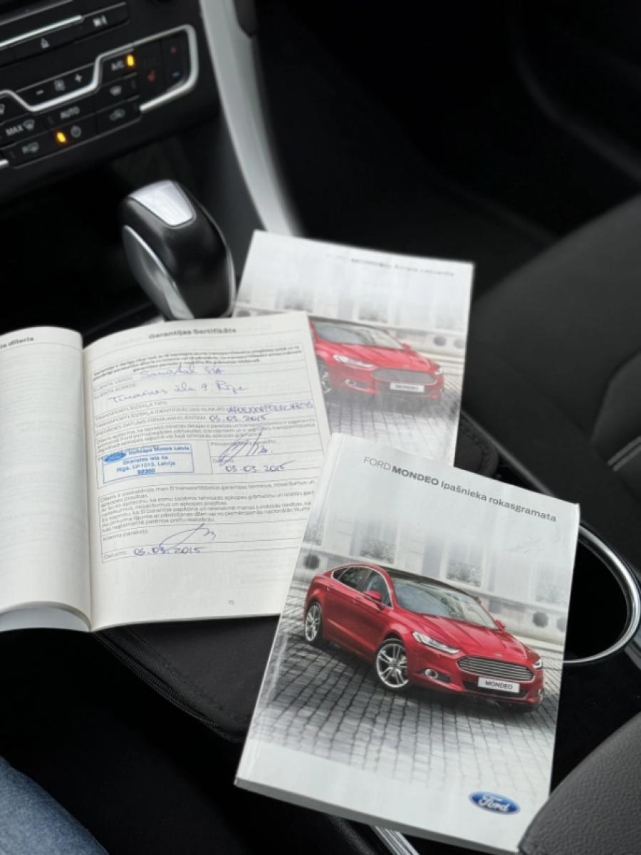 Pelēks Ford Mondeo 2015 Rīga, ar dzinēja tilpumu 1.50 L un nobraukumu 121 tūkst. km par 9200 €, foto 30 vietnē AUTOMOTO.COM.LV