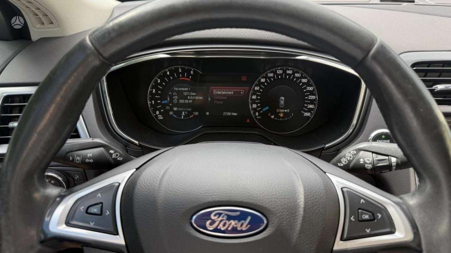 Grey Ford Mondeo 2015 in Kaunas, with an engine capacity of 1.50 L and mileage of 273 thousand km for 6750 €, photo 20 on AUTOMOTO.COM.LV