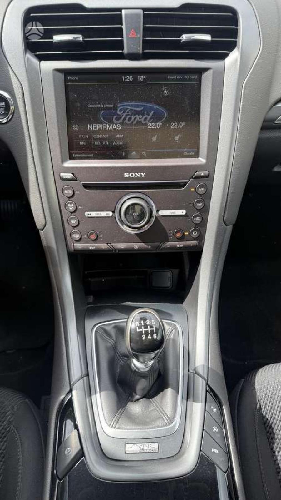 Grey Ford Mondeo 2015 in Kaunas, with an engine capacity of 1.50 L and mileage of 273 thousand km for 6750 €, photo 23 on AUTOMOTO.COM.LV