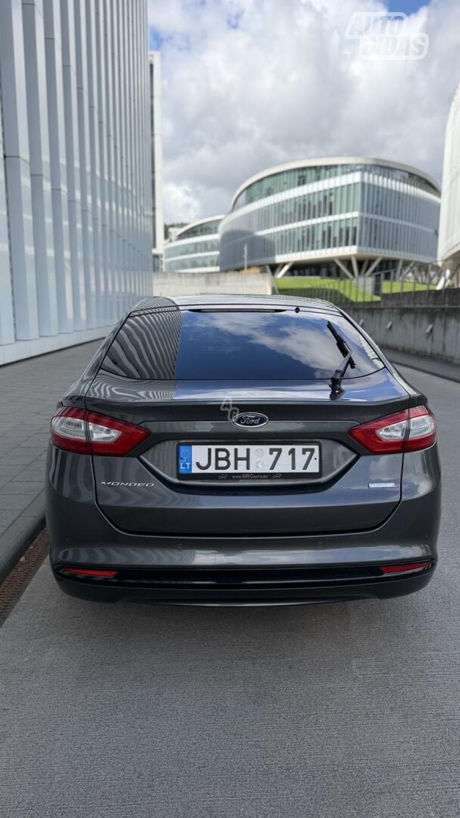 Pelēks Ford Mondeo 2015 Viļņa, ar dzinēja tilpumu 1.50 L un nobraukumu 200 tūkst. km par 6000 €, foto 5 vietnē AUTOMOTO.COM.LV