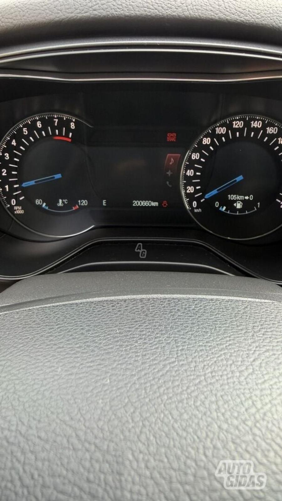 Pelēks Ford Mondeo 2015 Viļņa, ar dzinēja tilpumu 1.50 L un nobraukumu 200 tūkst. km par 6000 €, foto 16 vietnē AUTOMOTO.COM.LV