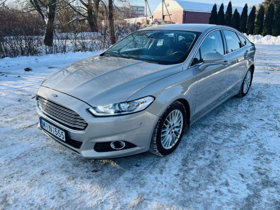 Pelēks Ford Mondeo 2016 Kauņa, ar dzinēja tilpumu 2.00 L un nobraukumu 150 tūkst. km par 10500 €, foto 1 vietnē AUTOMOTO.COM.LV