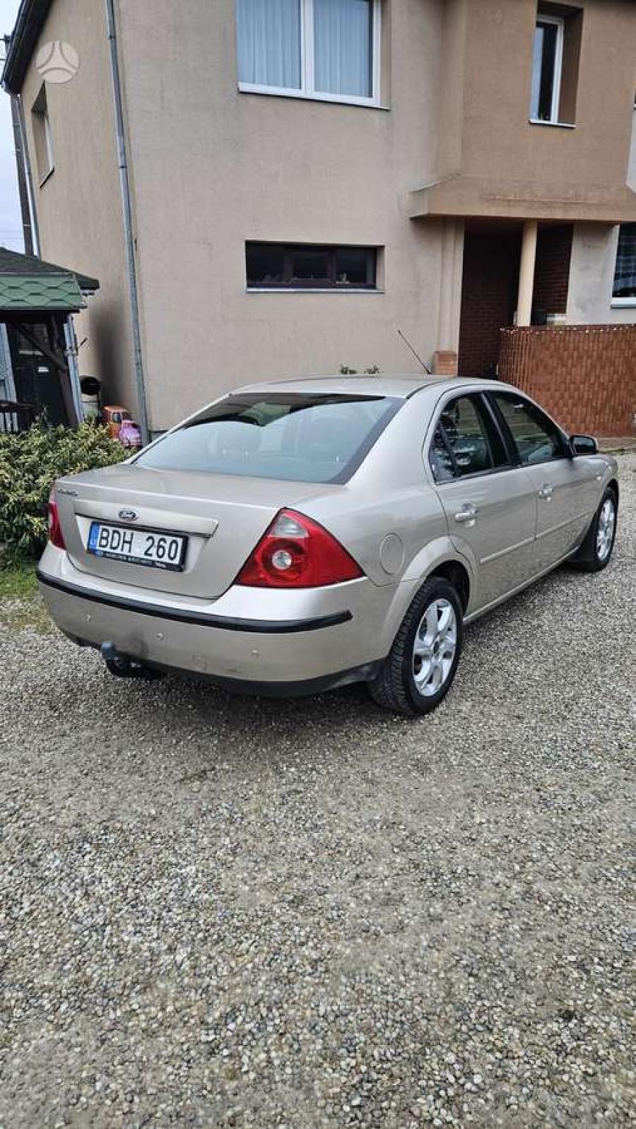 Grey Ford Mondeo 2005 in Kaunas, with an engine capacity of 2.00 L and mileage of 160 thousand km for 2550 €, photo 6 on AUTOMOTO.COM.LV