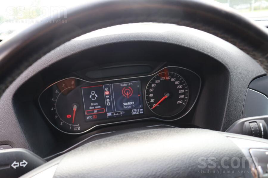 Grey Ford Mondeo 2012 in Riga, with an engine capacity of 2.00 L and mileage of 190 thousand km for 3990 €, photo 16 on AUTOMOTO.COM.LV