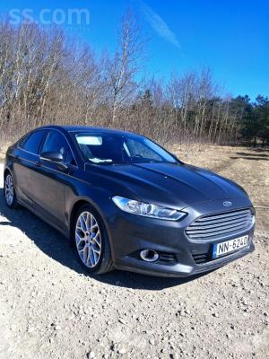 Pelēks Ford Mondeo 2015 Liepāja, ar dzinēja tilpumu 1.50 L un nobraukumu 240 tūkst. km par 7400 €, foto  vietnē AUTOMOTO.COM.LV