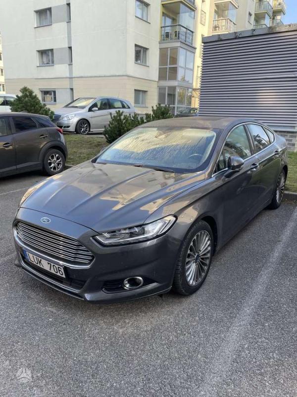 Grey Ford Mondeo 2016 in Vilnius, with an engine capacity of 2.00 L and mileage of 217 thousand km for 8600 €, photo 8 on AUTOMOTO.COM.LV
