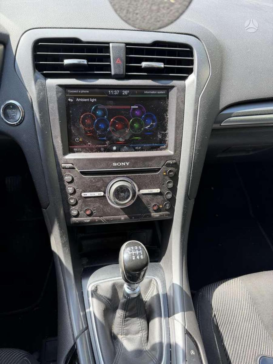 Pelēks Ford Mondeo 2016 Kauņa, ar dzinēja tilpumu 2.00 L un nobraukumu 245 tūkst. km par 3799 €, foto 15 vietnē AUTOMOTO.COM.LV