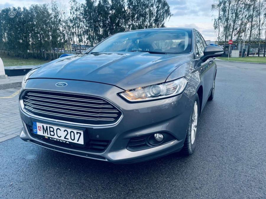 Pelēks Ford Mondeo 2016 Viļņa, ar dzinēja tilpumu 1.50 L un nobraukumu 166 tūkst. km par 4150 €, foto 3 vietnē AUTOMOTO.COM.LV