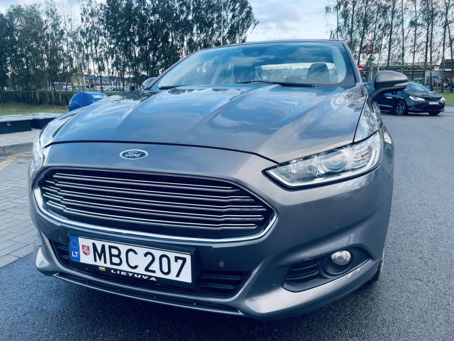 Pelēks Ford Mondeo 2016 Viļņa, ar dzinēja tilpumu 1.50 L un nobraukumu 166 tūkst. km par 4150 €, foto 6 vietnē AUTOMOTO.COM.LV