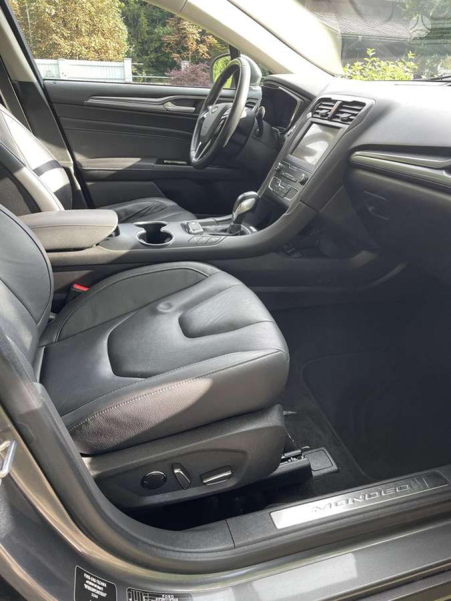 Pelēks Ford Mondeo 2019 Raseiniai, ar dzinēja tilpumu 2.00 L un nobraukumu 316 tūkst. km par 9600 €, foto 17 vietnē AUTOMOTO.COM.LV