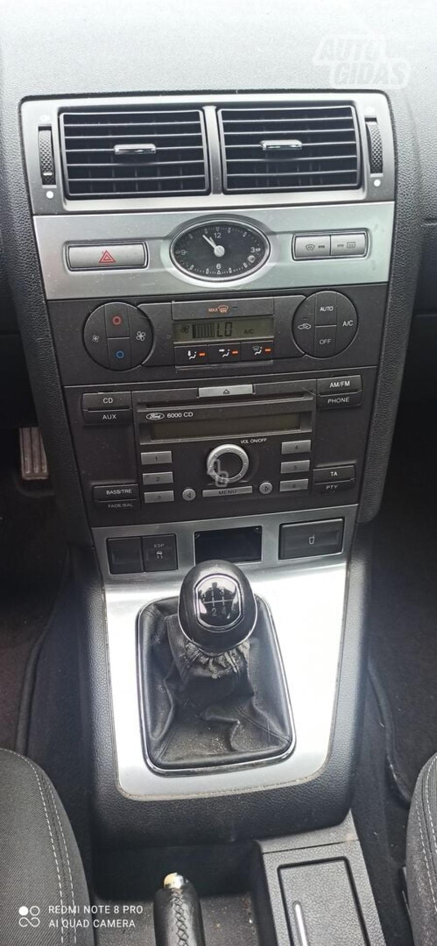 Pelēks Ford Mondeo 2006 Kauņa, ar dzinēja tilpumu 2.00 L un nobraukumu 230 tūkst. km par 1500 €, foto 7 vietnē AUTOMOTO.COM.LV