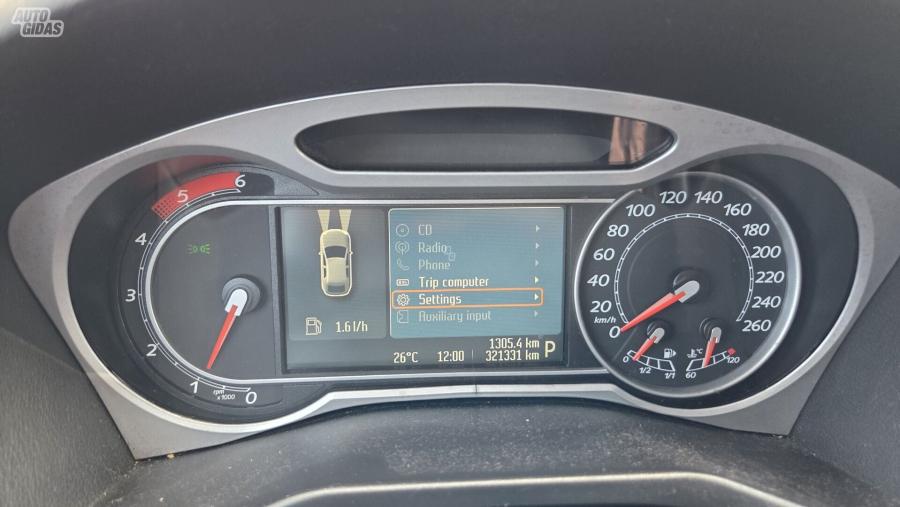Grey Ford Mondeo 2008 in Sakiai, with an engine capacity of 2.00 L and mileage of 322 thousand km for 2000 €, photo 19 on AUTOMOTO.COM.LV