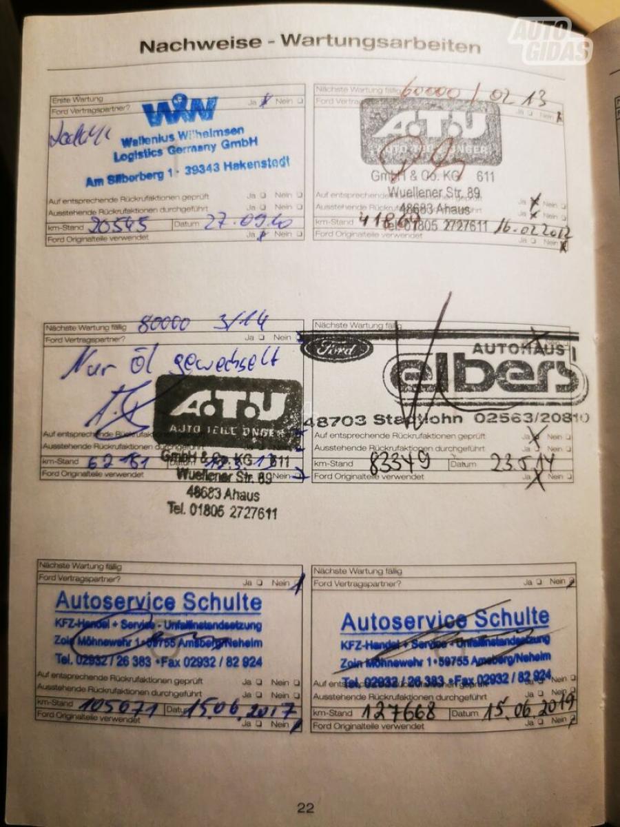 Серый Форд Мондео 2010 в Клайпеда, объемом двигателя 2.20 л и пробегом 190 тыс. км за 3390 €, фото 27 на AUTOMOTO.COM.LV