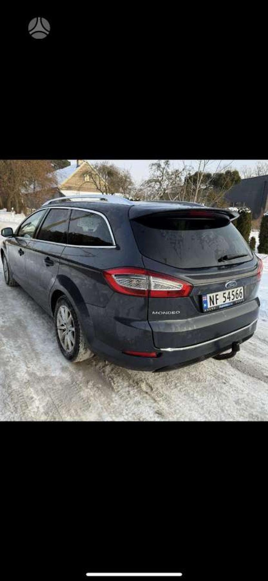 Pelēks Ford Mondeo 2012 Kauņa, ar dzinēja tilpumu 1.56 L un nobraukumu 282 tūkst. km par 3500 €, foto 4 vietnē AUTOMOTO.COM.LV
