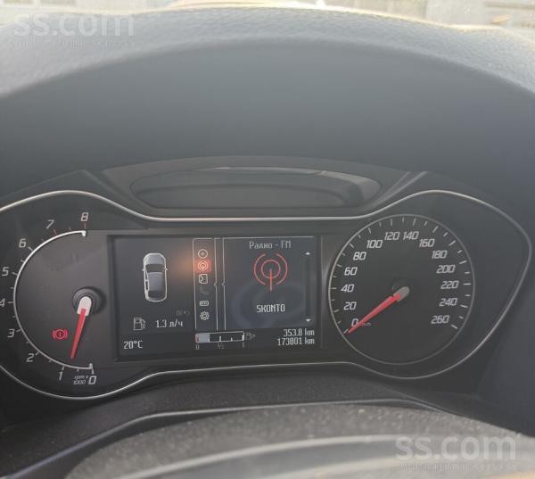 Grey Ford Mondeo 2012 in Riga, with an engine capacity of 2.00 L and mileage of 174 thousand km for 3600 €, photo 8 on AUTOMOTO.COM.LV
