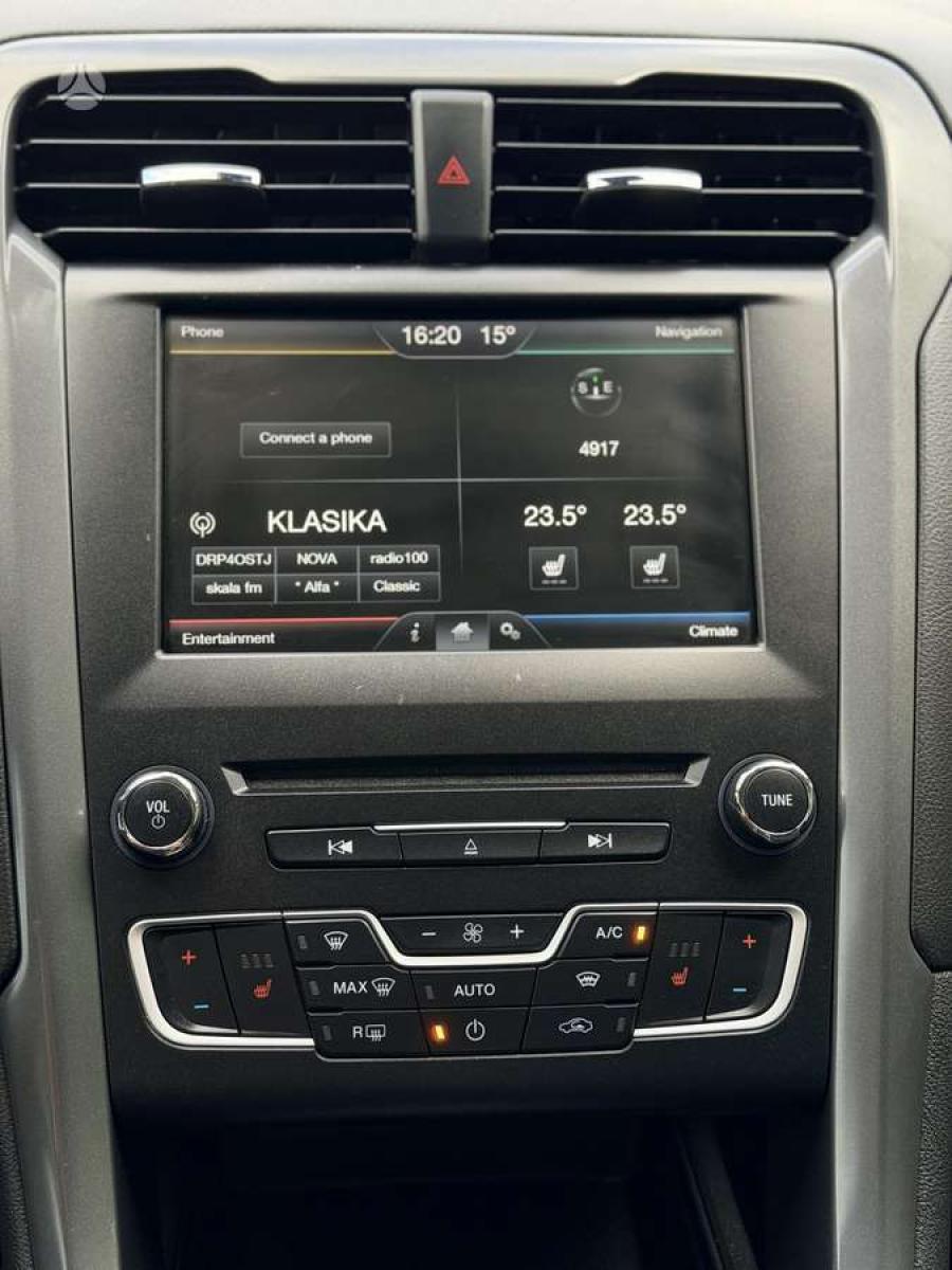 Grey Ford Mondeo 2014 in Utena, with an engine capacity of 2.00 L and mileage of 335 thousand km for 6450 €, photo 28 on AUTOMOTO.COM.LV