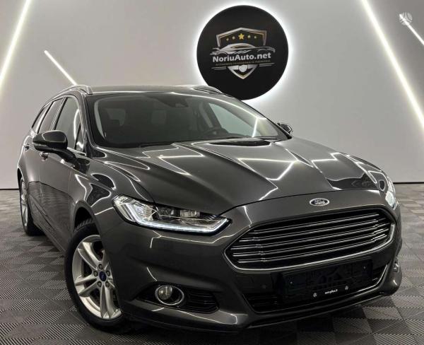 Pelēks Ford Mondeo 2015 Marijampole, ar dzinēja tilpumu 2.00 L un nobraukumu 316 tūkst. km par 7999 €, foto 1 vietnē AUTOMOTO.COM.LV