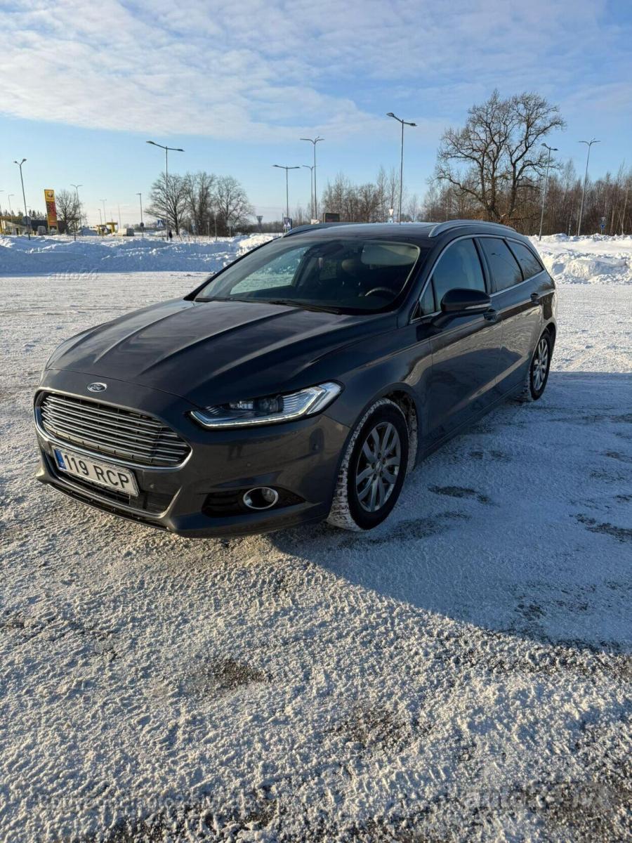 Pelēks Ford Mondeo 2015 Tallina, ar dzinēja tilpumu 2.00 L un nobraukumu 261 tūkst. km par 8500 €, foto 2 vietnē AUTOMOTO.COM.LV
